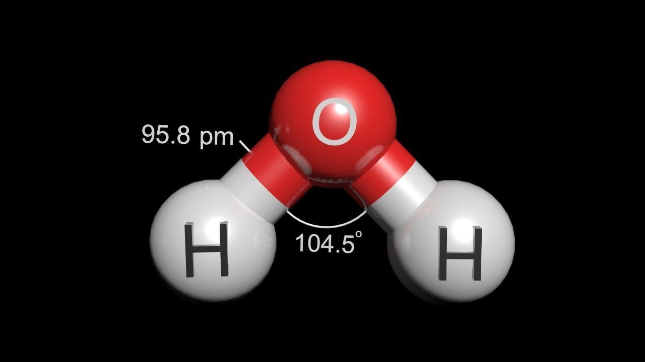 Water 3D Model H2O free 3D model | CGTrader