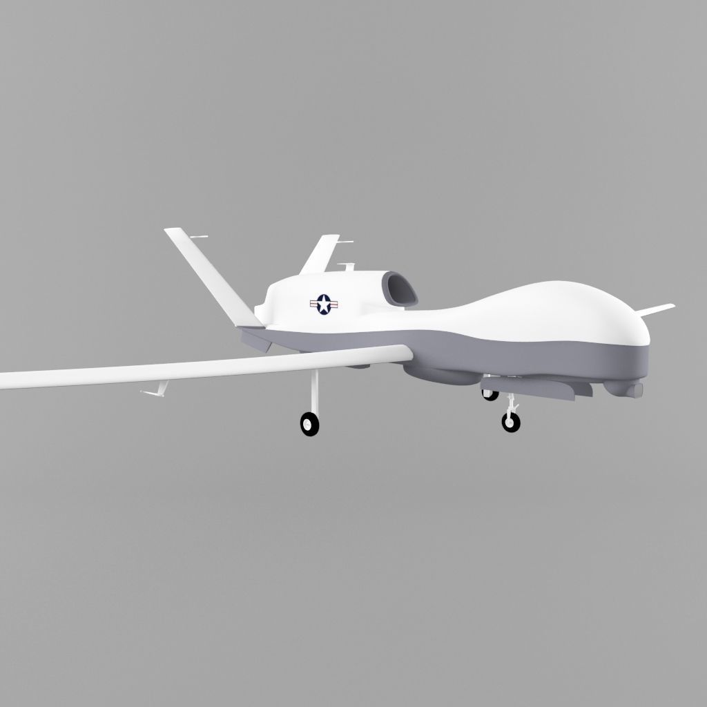 3D model Northrop Grumman MQ-4C Triton VR / AR / low-poly | CGTrader