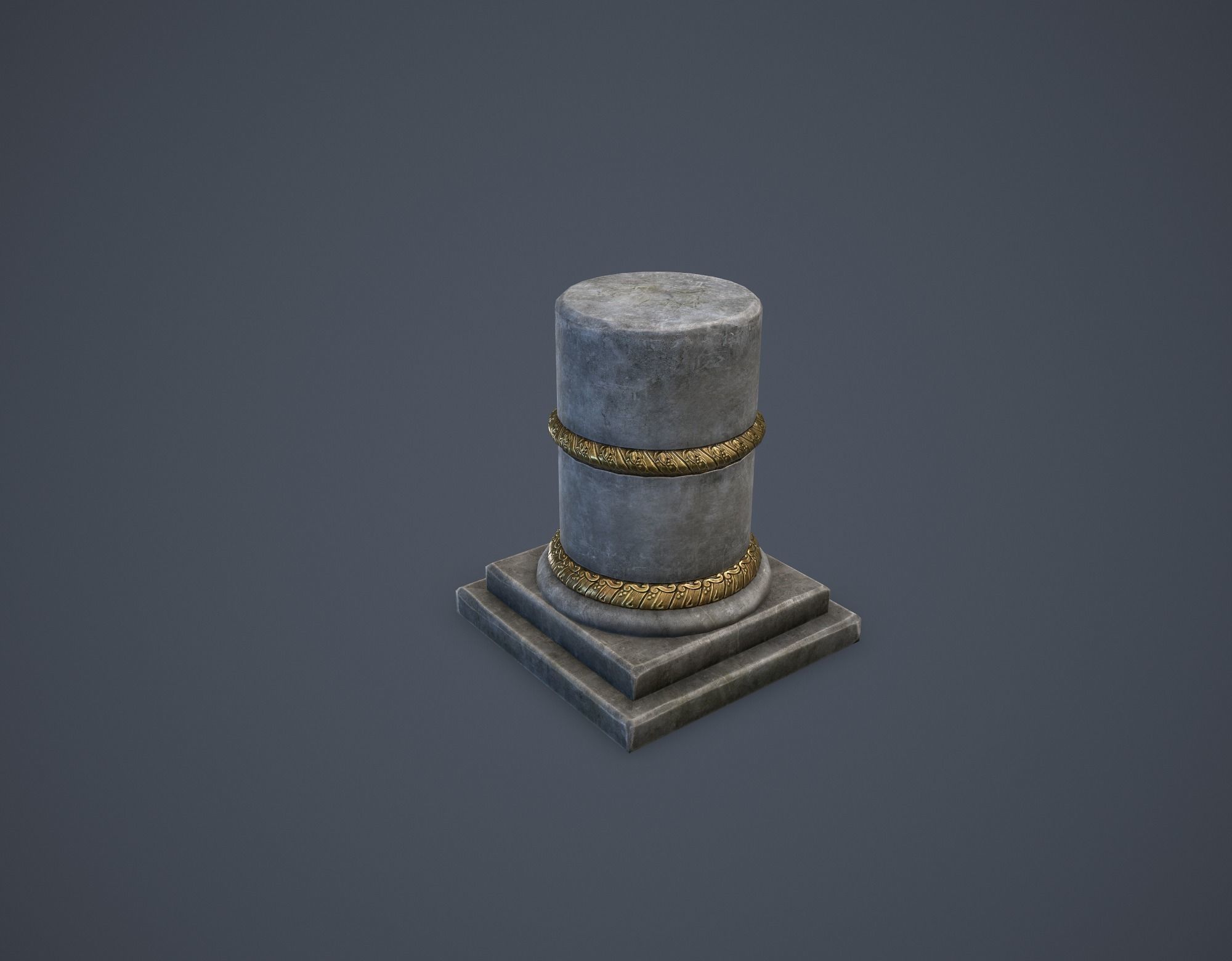 3D model Column Base VR / AR / low-poly | CGTrader
