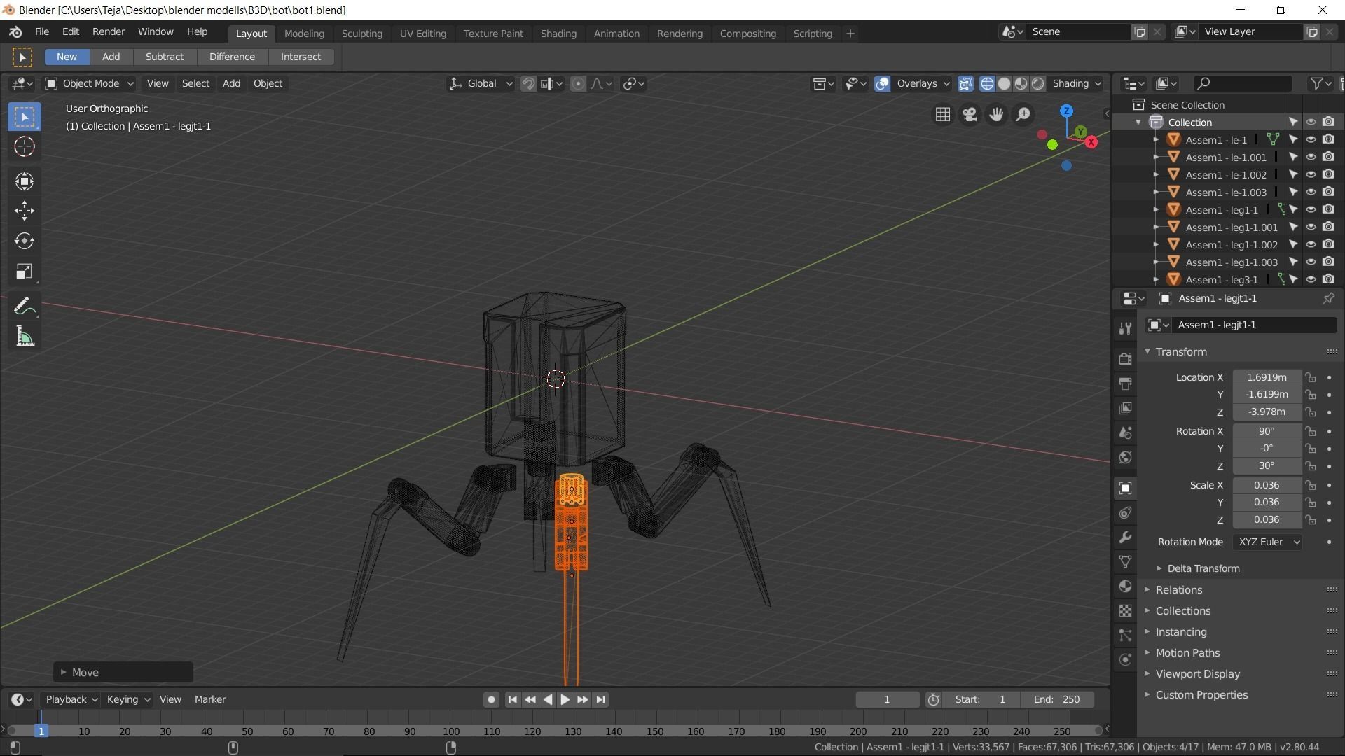 Concept bot free VR / AR / low-poly 3D model | CGTrader