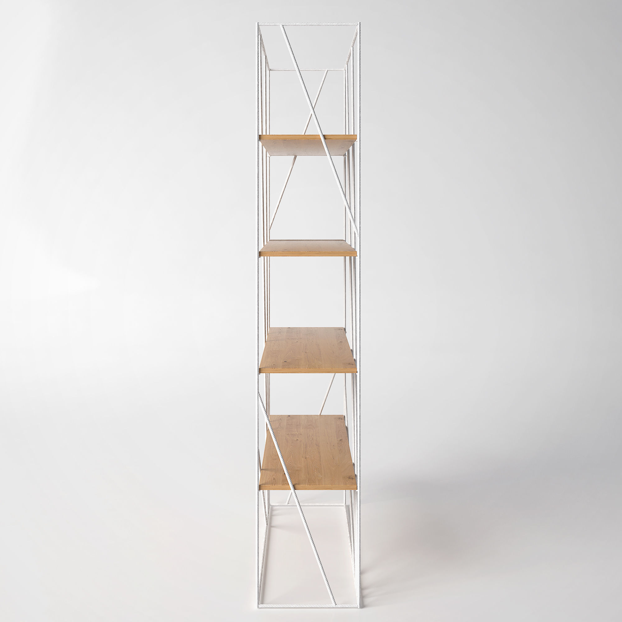 Rebar shelf industrial design 3D model | CGTrader