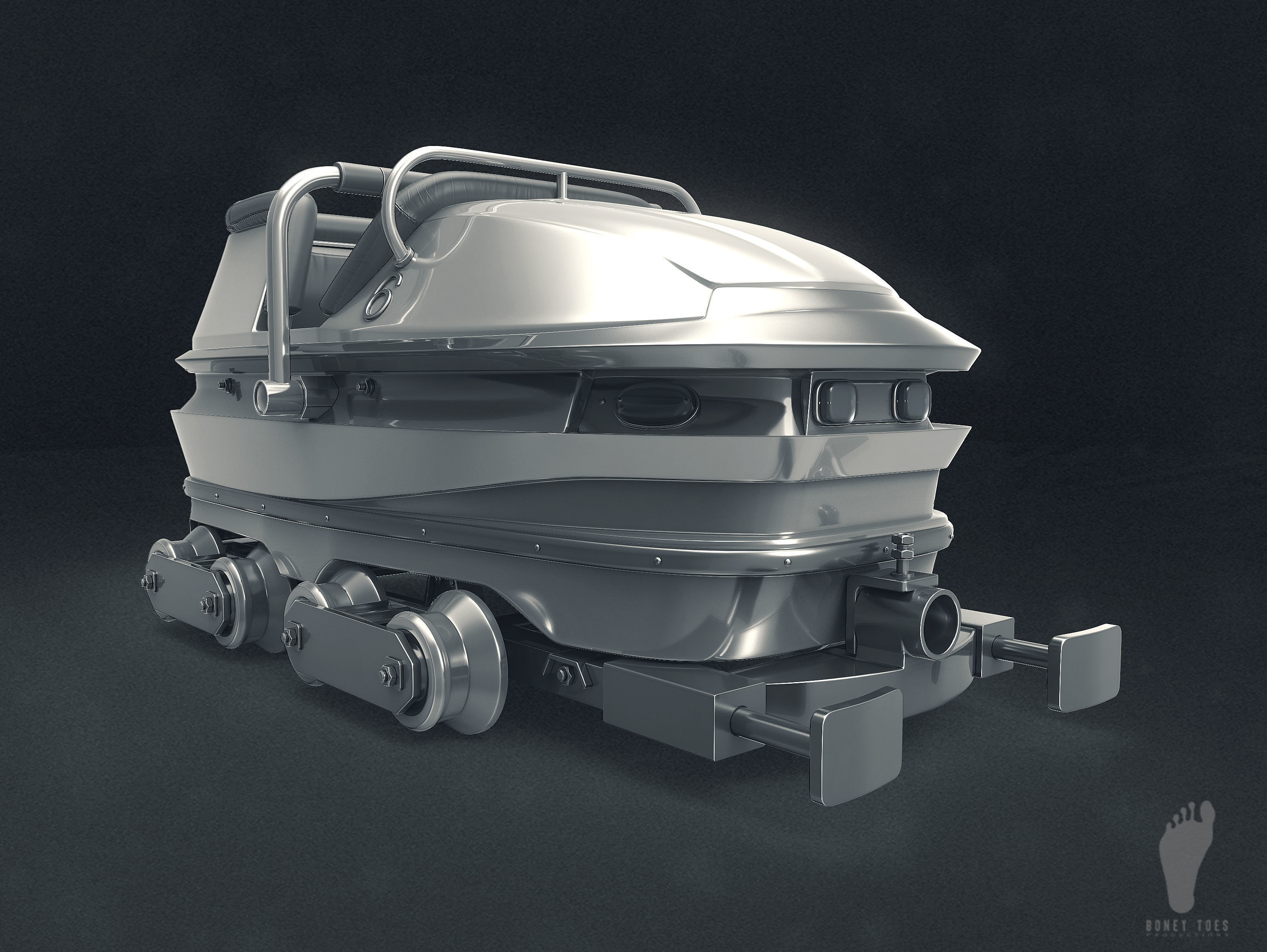 3D ROLLER COASTER CART 3D model | CGTrader