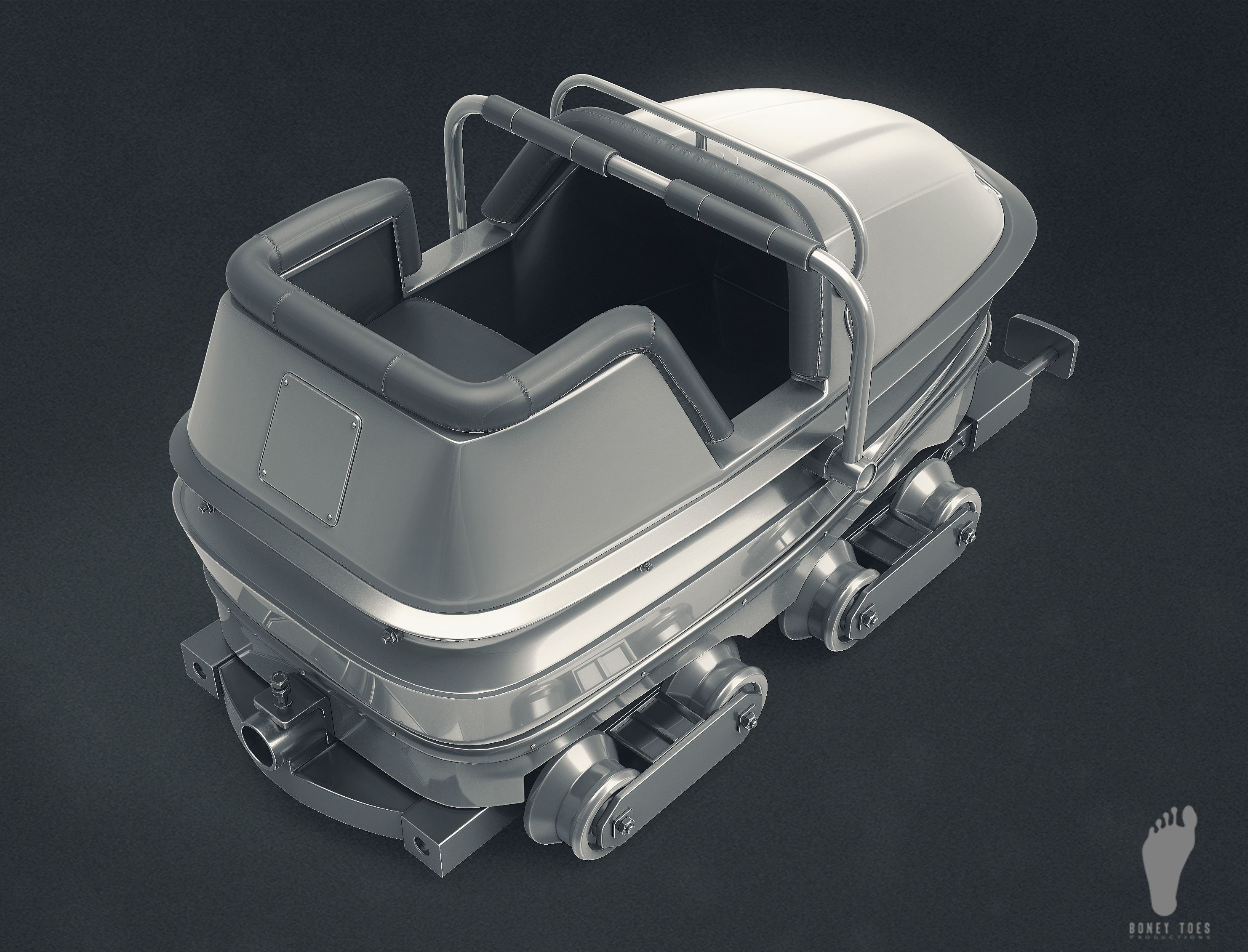 3D ROLLER COASTER CART 3D model | CGTrader