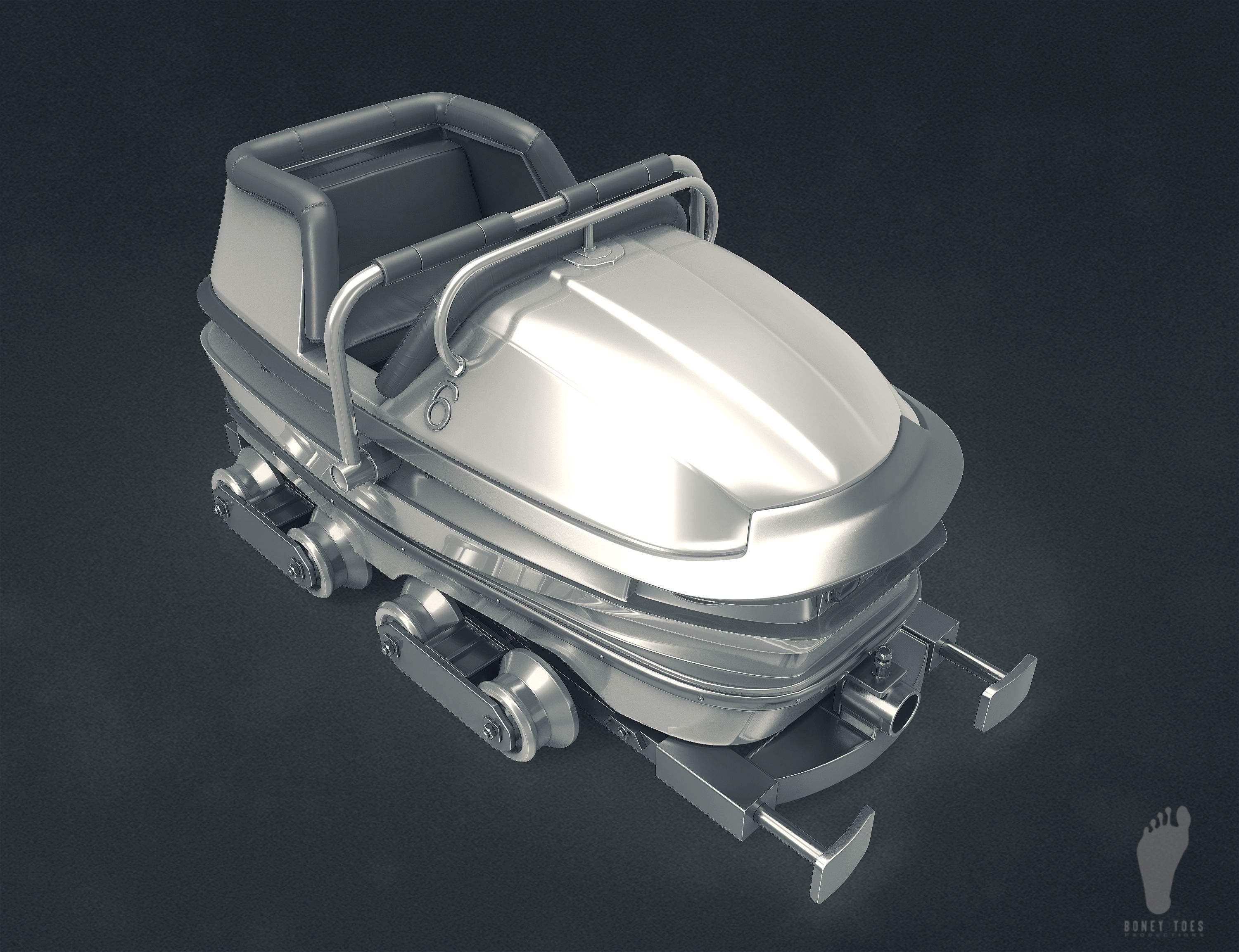 3D ROLLER COASTER CART 3D model | CGTrader