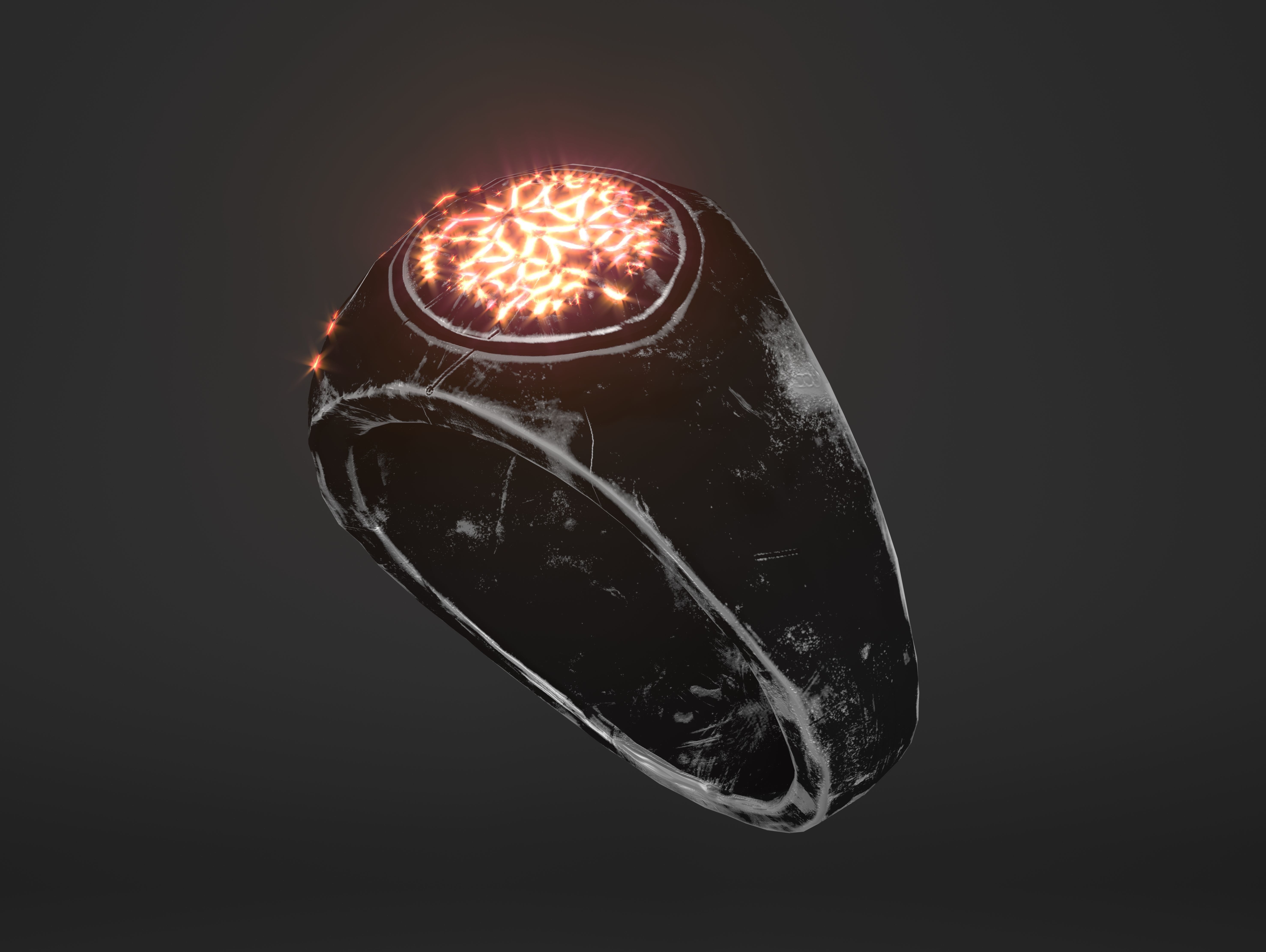 3D model Fire Power Ring VR / AR / low-poly | CGTrader