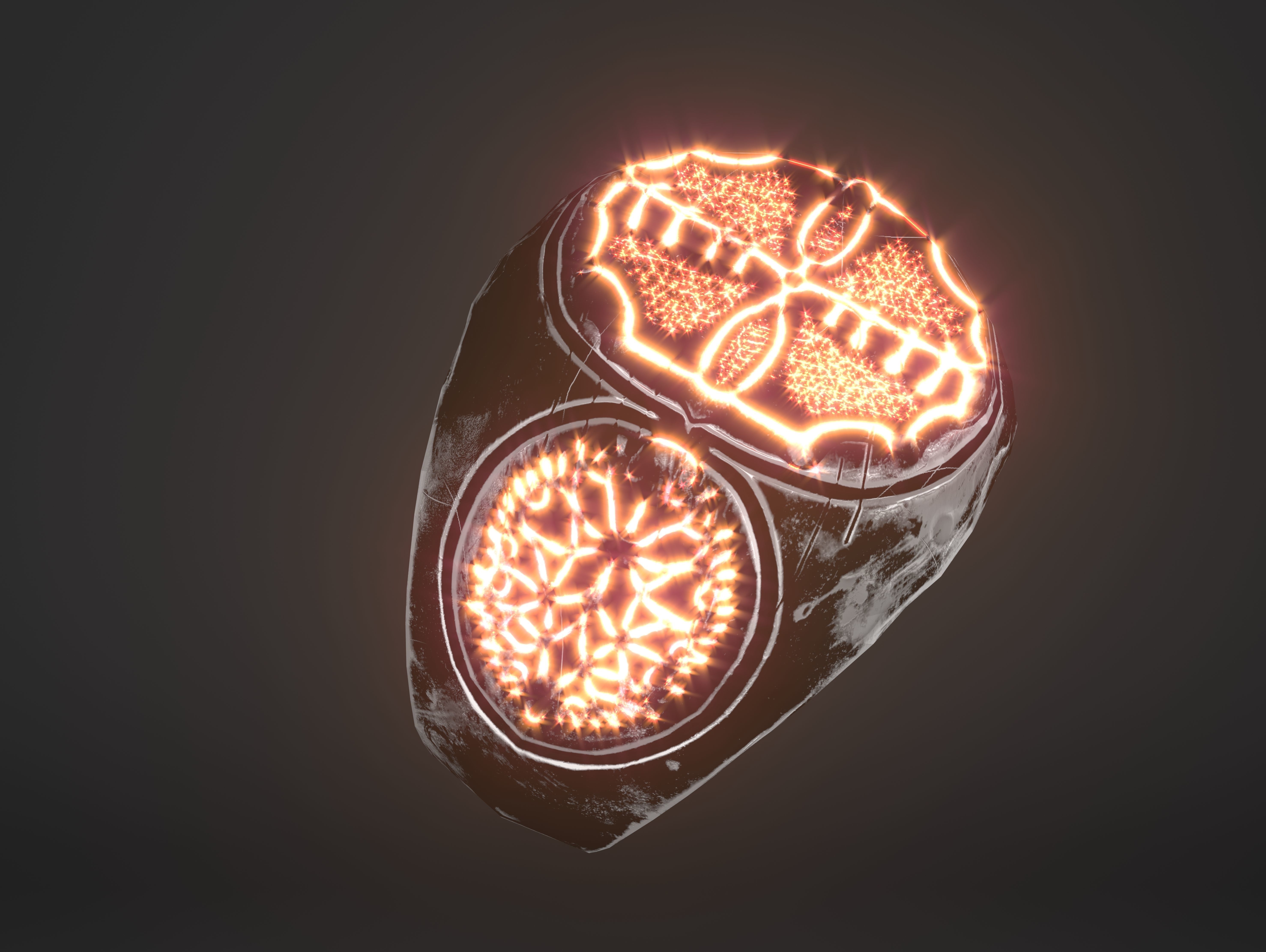 3D model Fire Power Ring VR / AR / low-poly | CGTrader