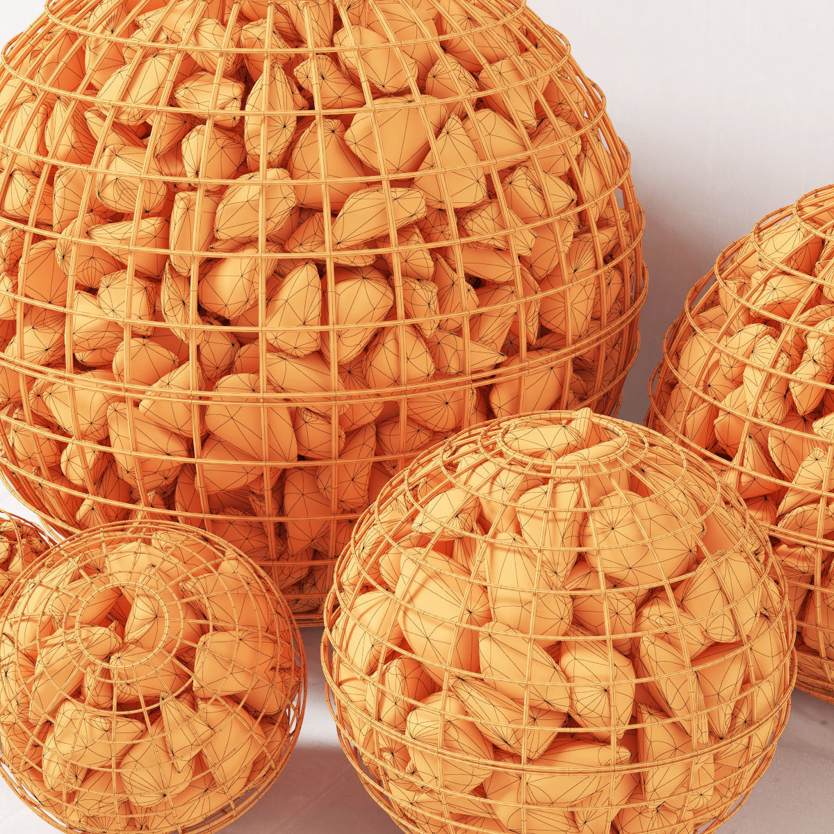 Gabion sphere form 3D model | CGTrader