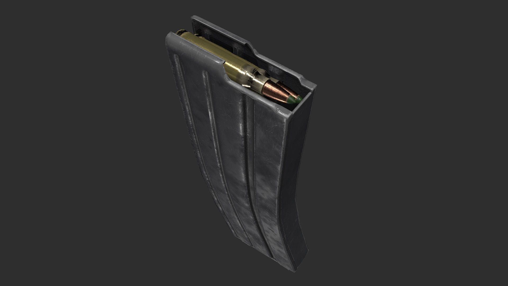 3D model AR MAG Assault Rifle M4 M16 AR15 556 45 STANAG 30 rounds Ammo ...