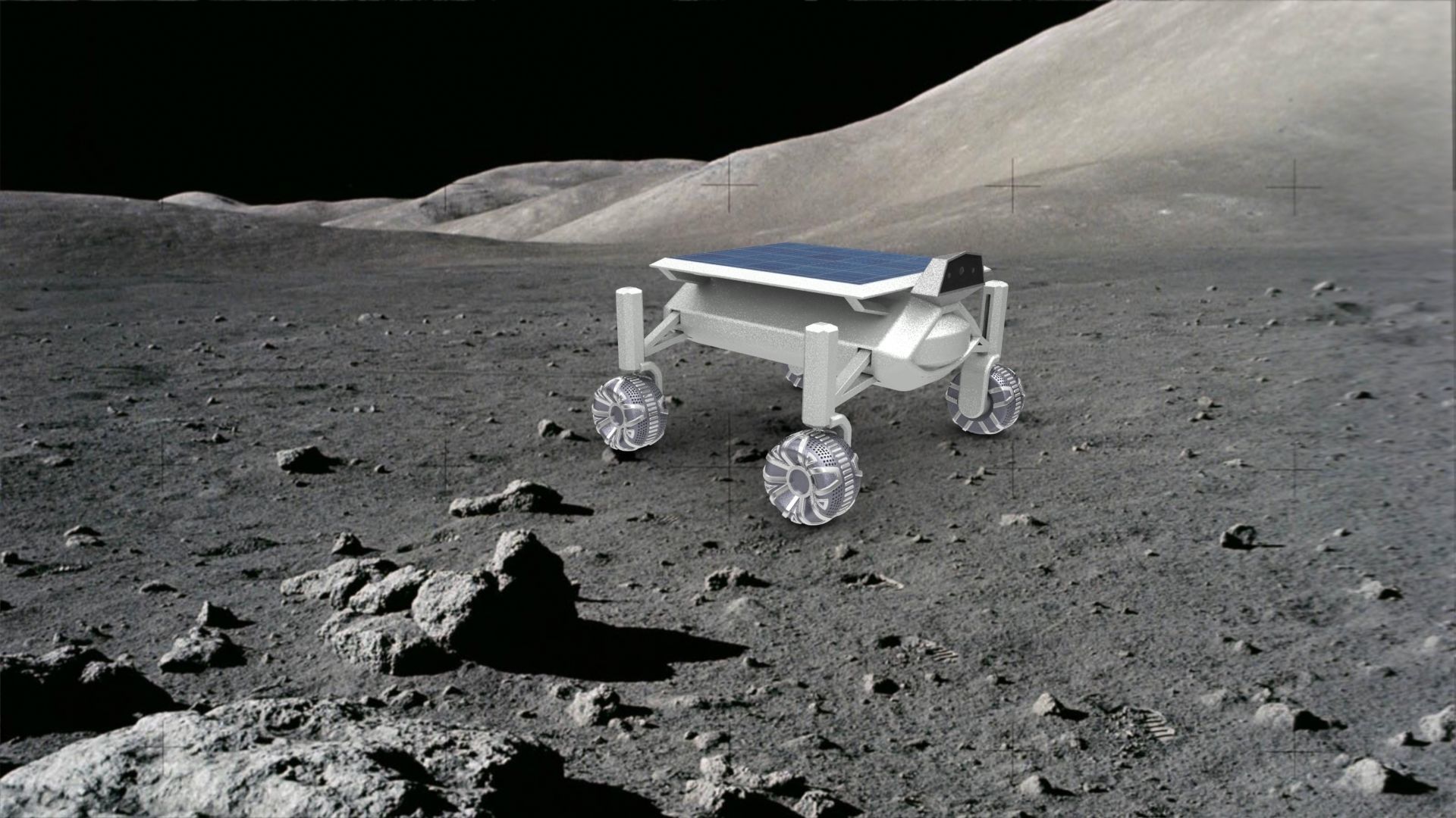 Moon Robot 3D model animated | CGTrader