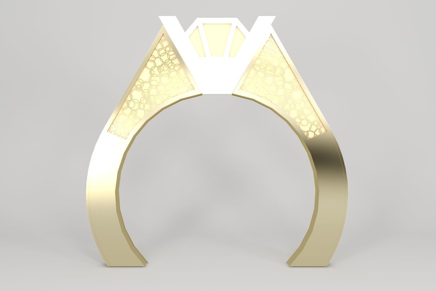 Wedding Salon Entry Big Ring 3D model | CGTrader