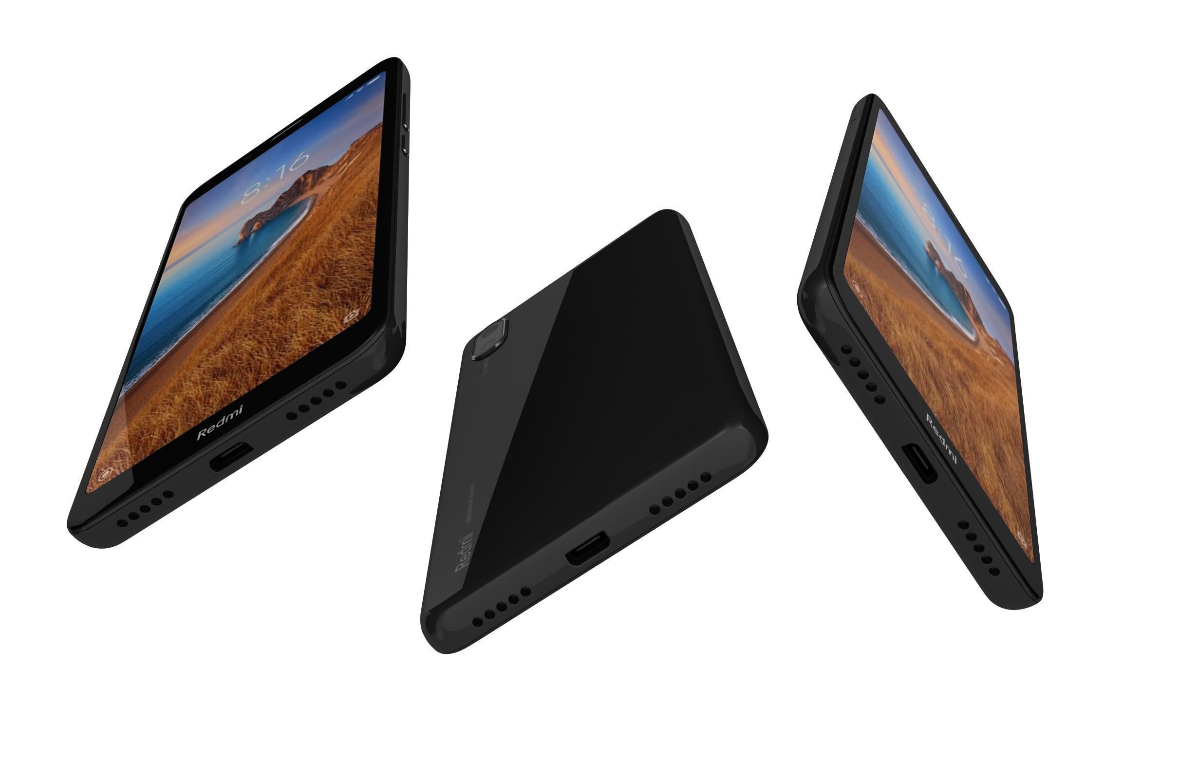 Xiaomi Redmi 7A All Colors 3D model | CGTrader