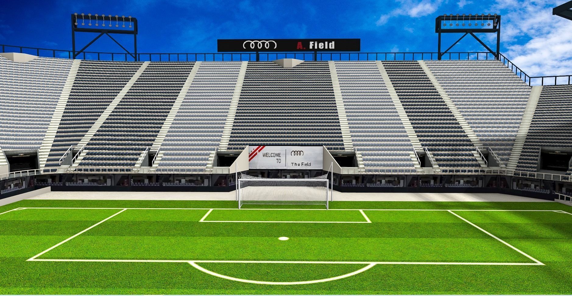 3D model Audi Field DC Stadium VR / AR / low-poly | CGTrader