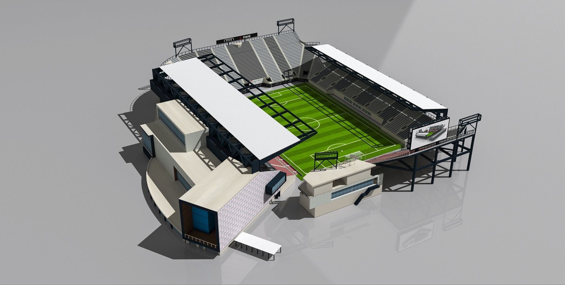 3D model Audi Field DC Stadium VR / AR / low-poly | CGTrader