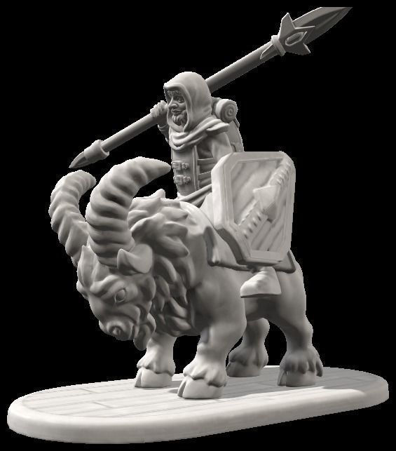 Mounted Halfling Fighter 3D model | CGTrader