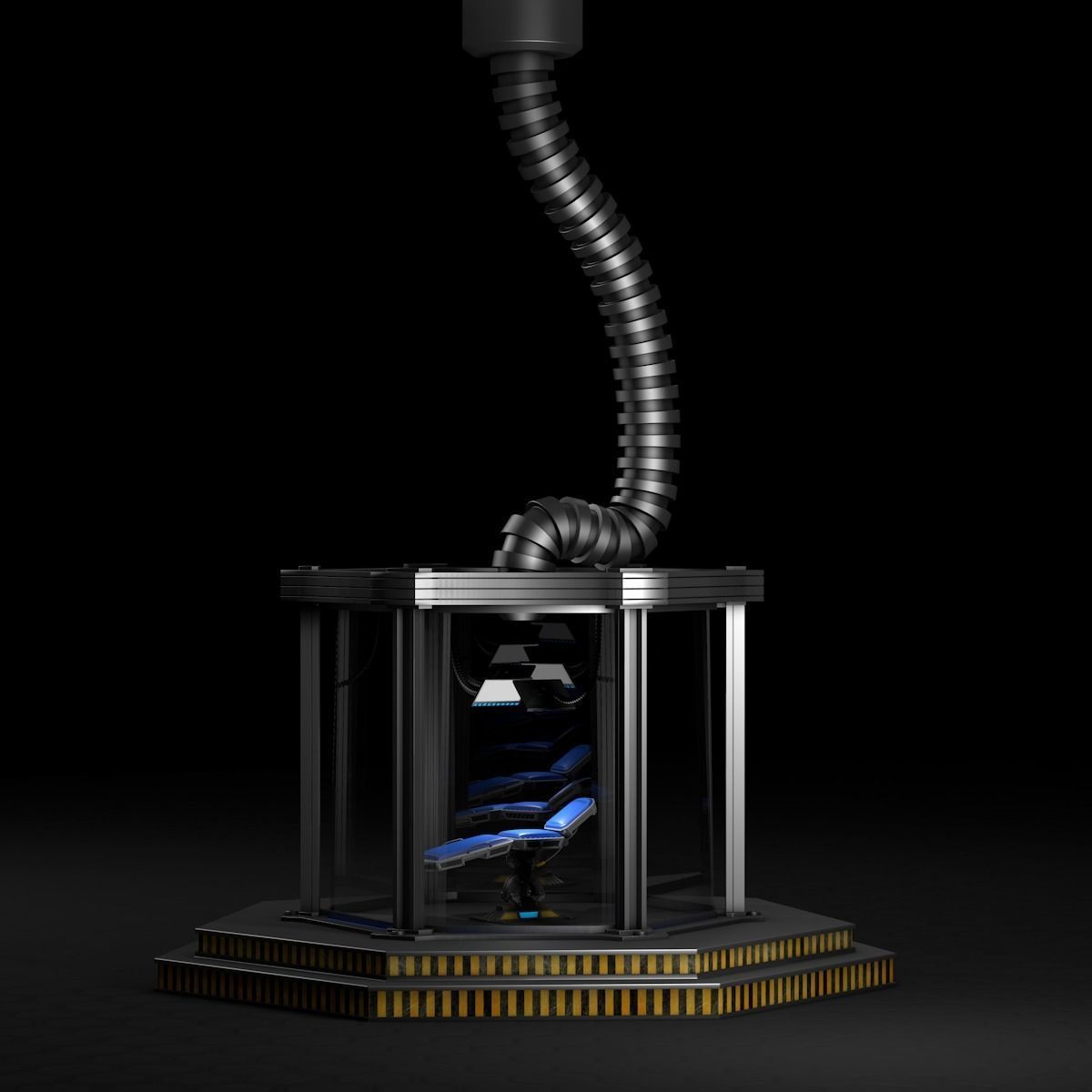 Medical Chamber 3D model | CGTrader