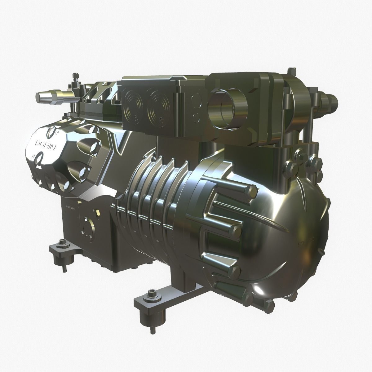 Ice Compressor Hardsurface industrial Machine 3D model | CGTrader