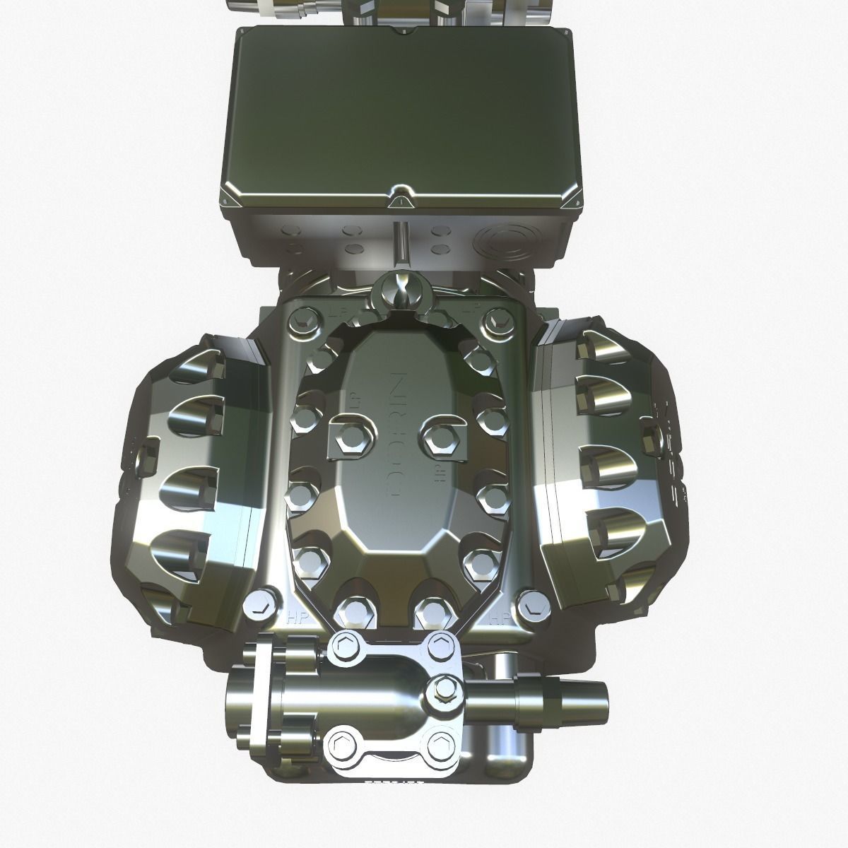 Ice Compressor Hardsurface industrial Machine 3D model | CGTrader