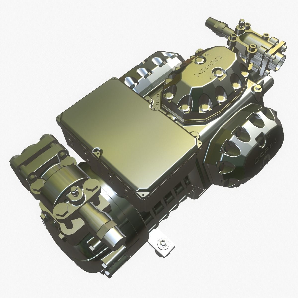 Ice Compressor Hardsurface industrial Machine 3D model | CGTrader