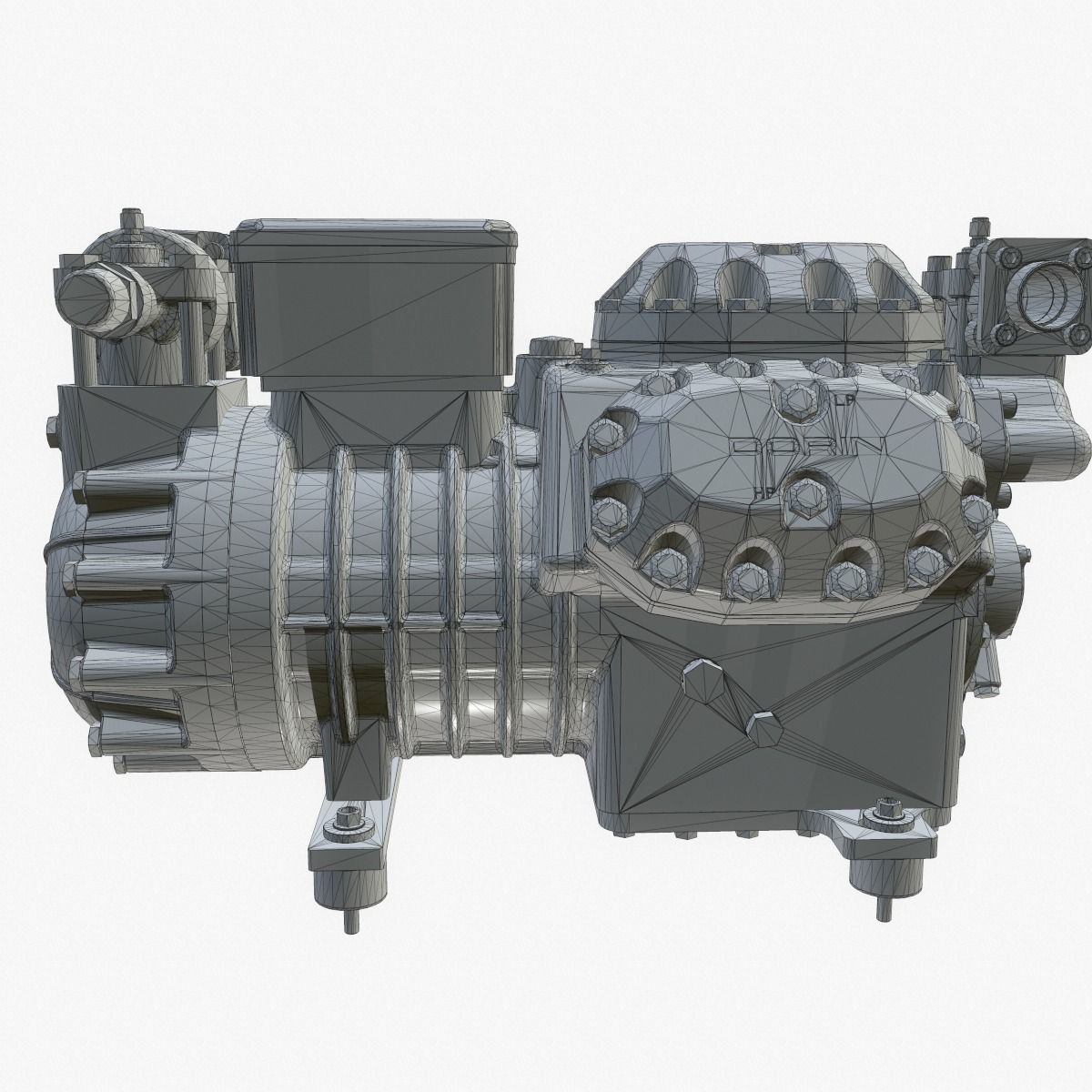 Ice Compressor Hardsurface industrial Machine 3D model | CGTrader