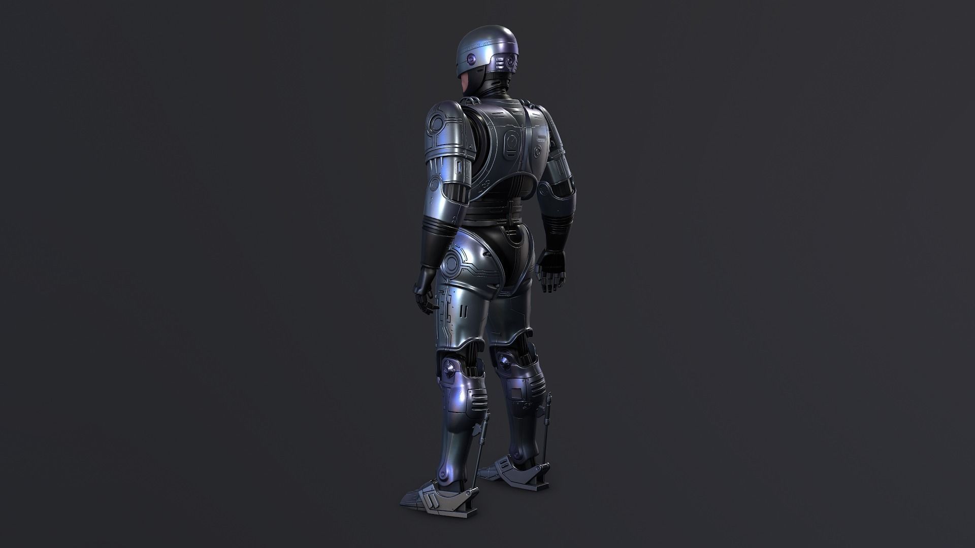3D model Robocop Low-poly VR / AR / low-poly | CGTrader