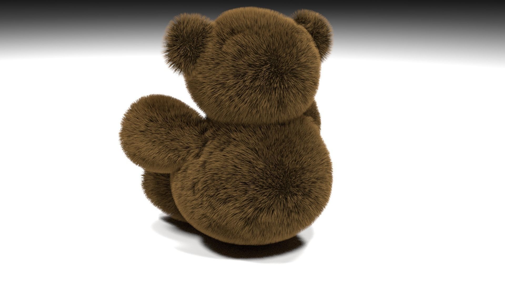 Fluffy Teddy Bear - Blender 3D model | CGTrader