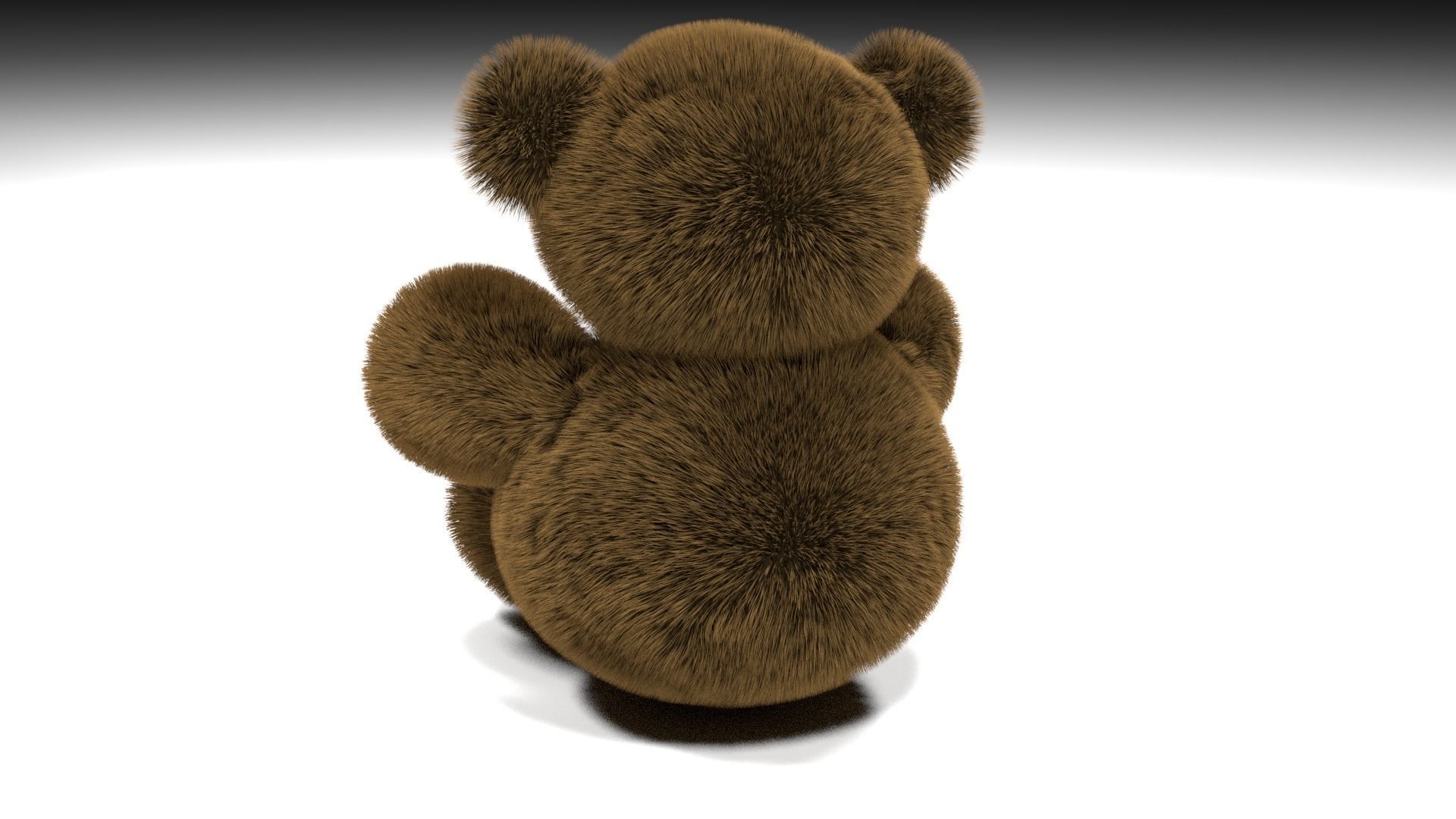 Fluffy Teddy Bear - Blender 3D model | CGTrader