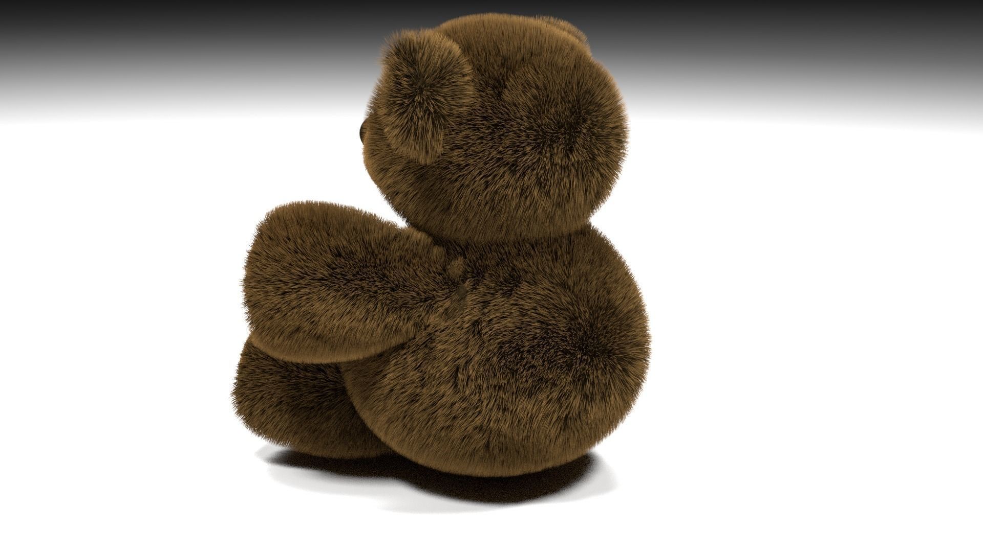 Fluffy Teddy Bear - Blender 3D model | CGTrader