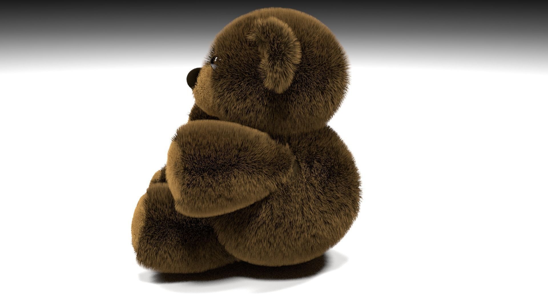 Fluffy Teddy Bear - Blender 3D model | CGTrader