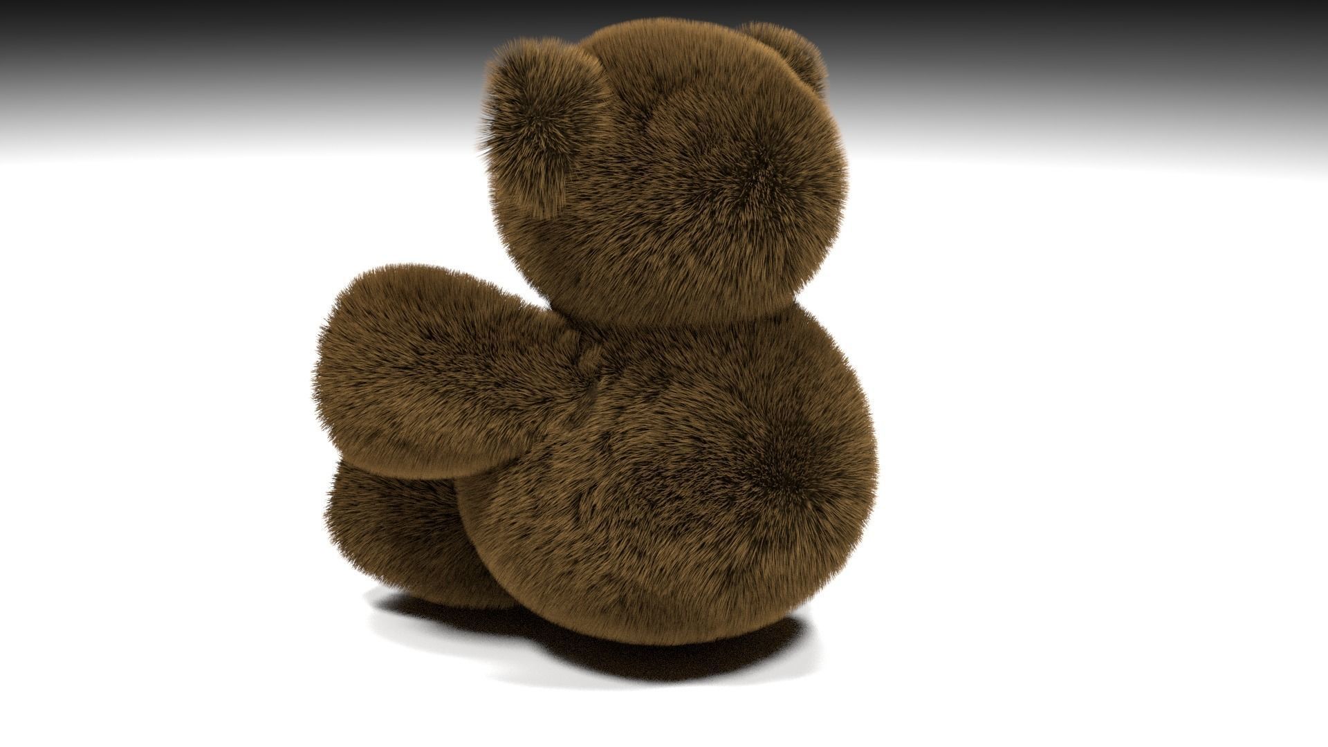 Fluffy Teddy Bear - Blender 3D model | CGTrader