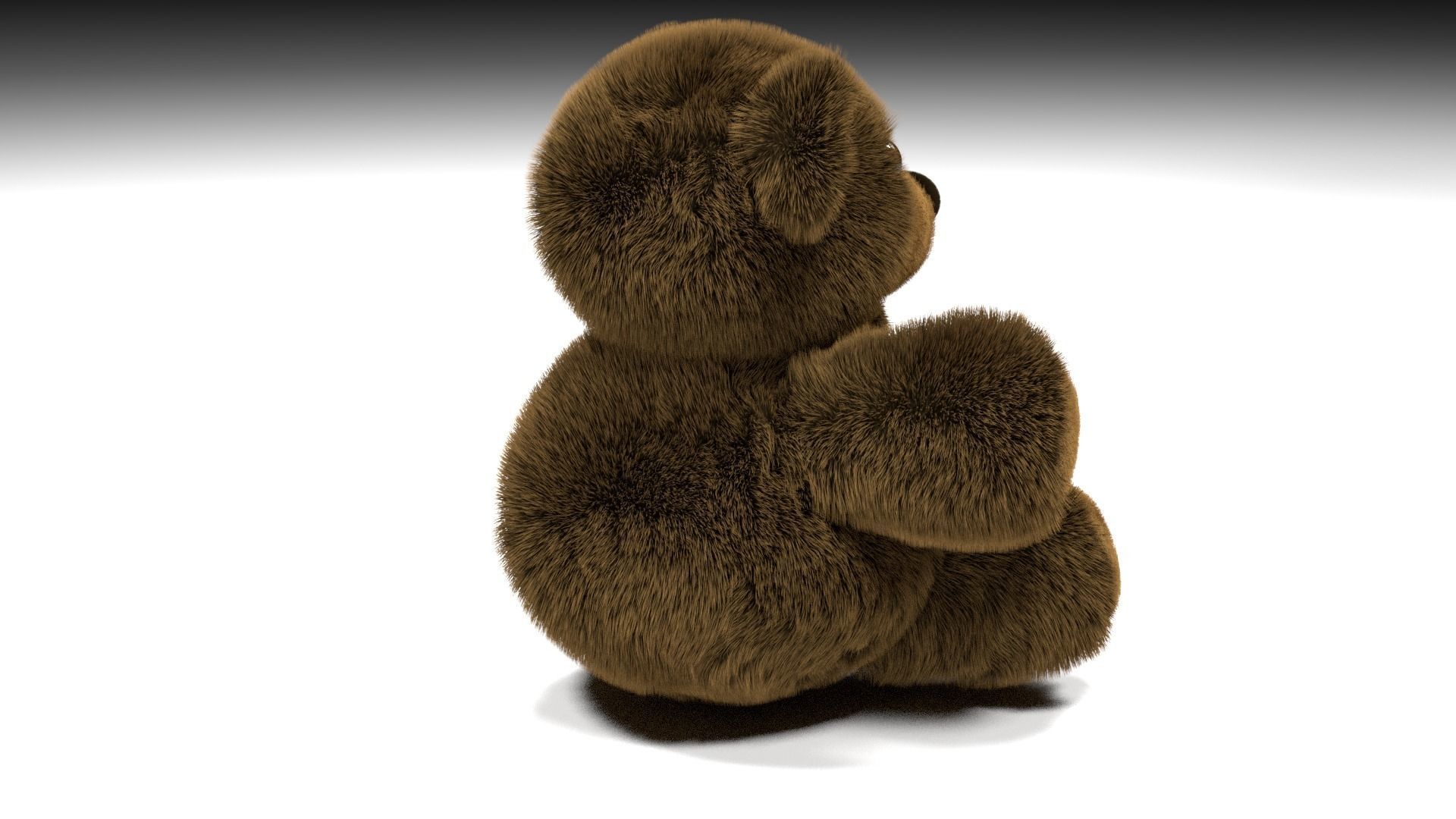 Fluffy Teddy Bear - Blender 3D model | CGTrader
