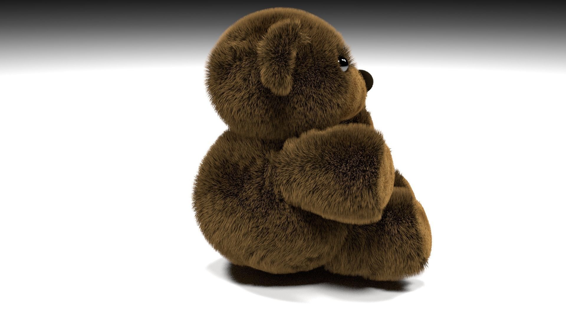 Fluffy Teddy Bear - Blender 3D model | CGTrader