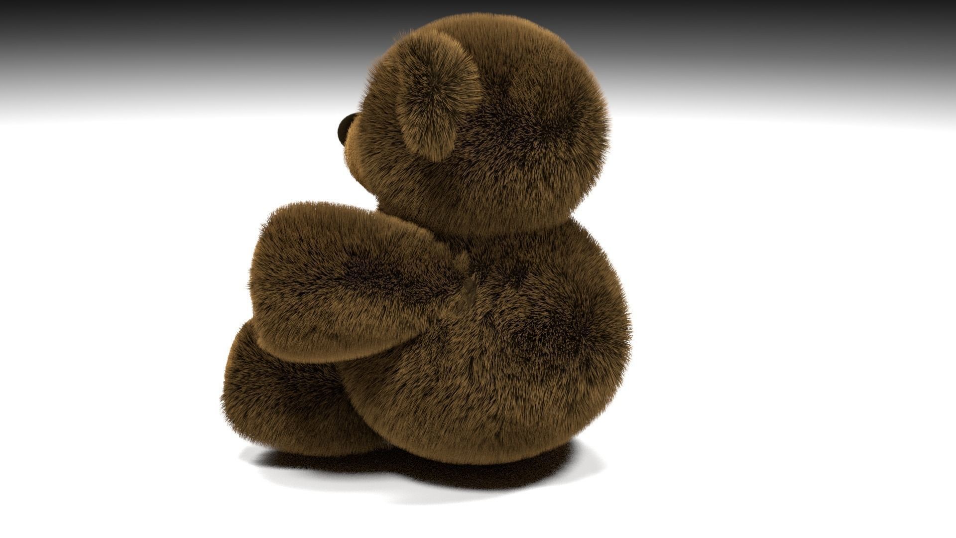 Fluffy Teddy Bear - Blender 3D model | CGTrader