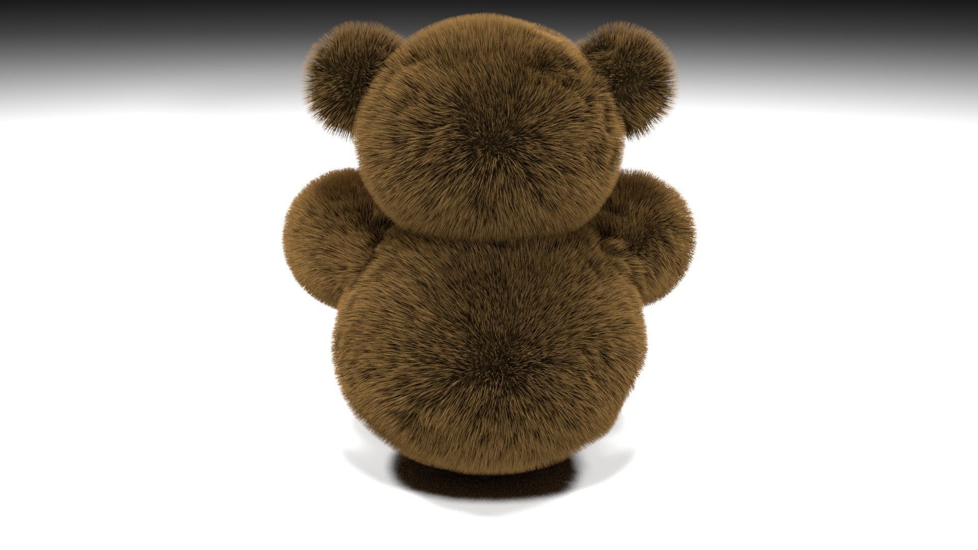 Fluffy Teddy Bear - Blender 3D model | CGTrader