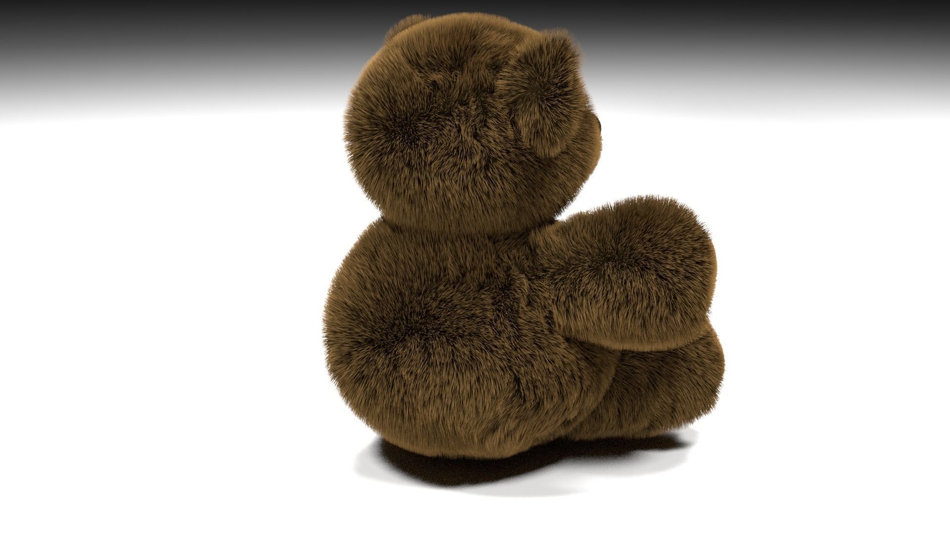 Fluffy Teddy Bear - Blender 3D model | CGTrader
