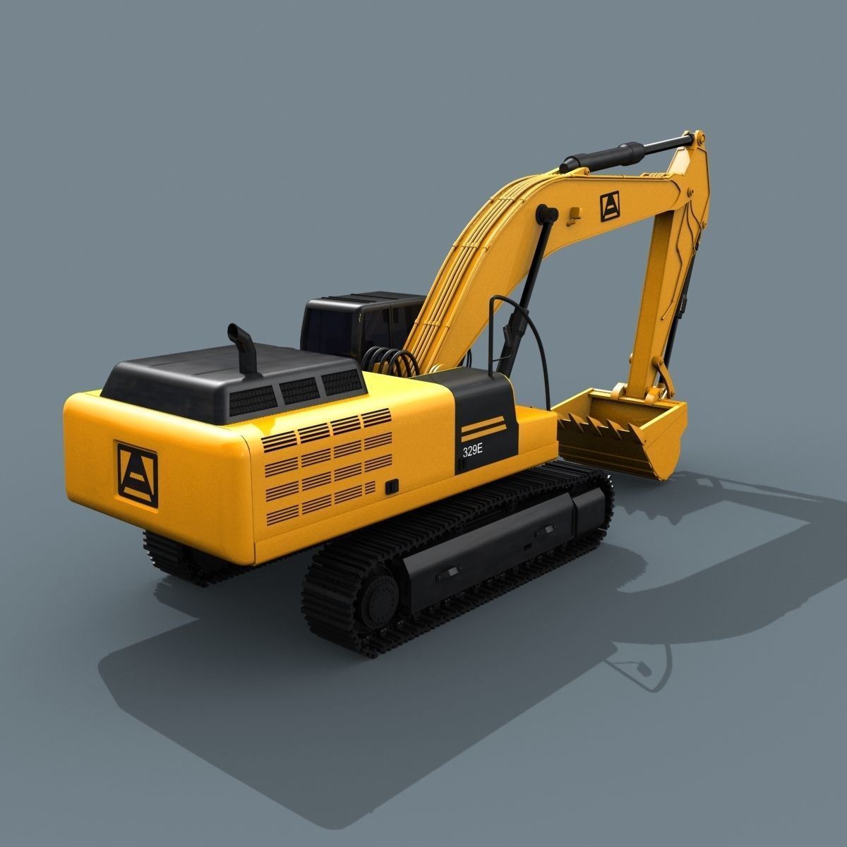 Your Excavator - 3d animated excavator model 3D model animated | CGTrader