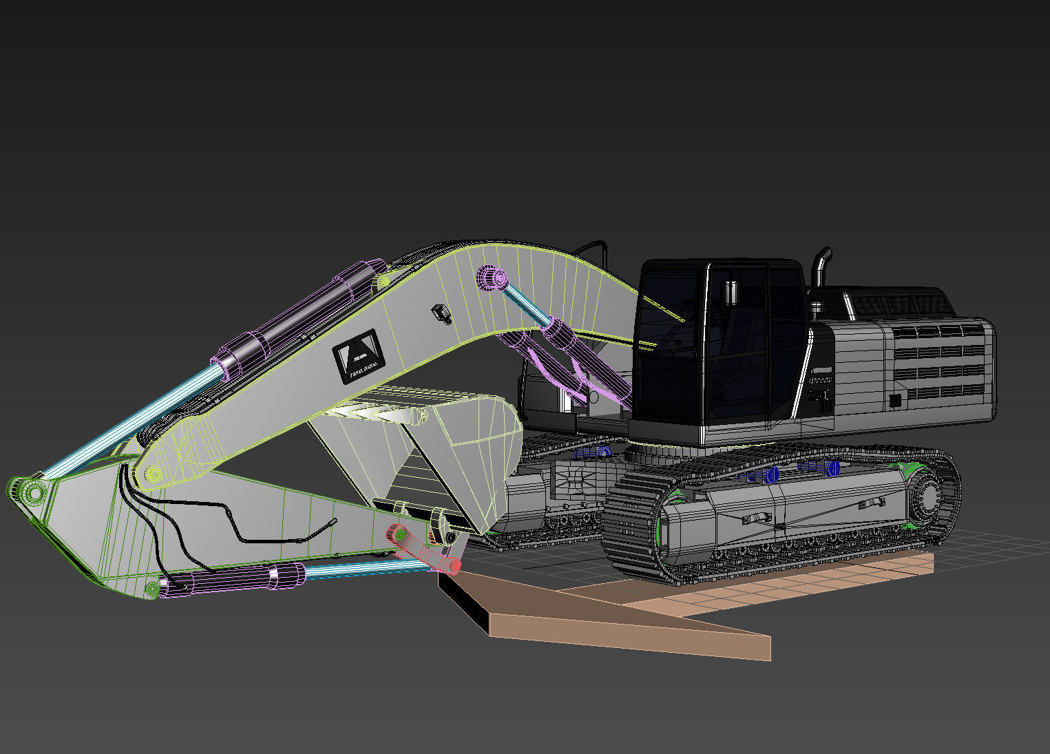 Your Excavator - 3d animated excavator model 3D model animated | CGTrader