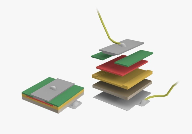 LED Chip Assembly 3D Model Game ready .max .obj .3ds .fbx .dxf ...
