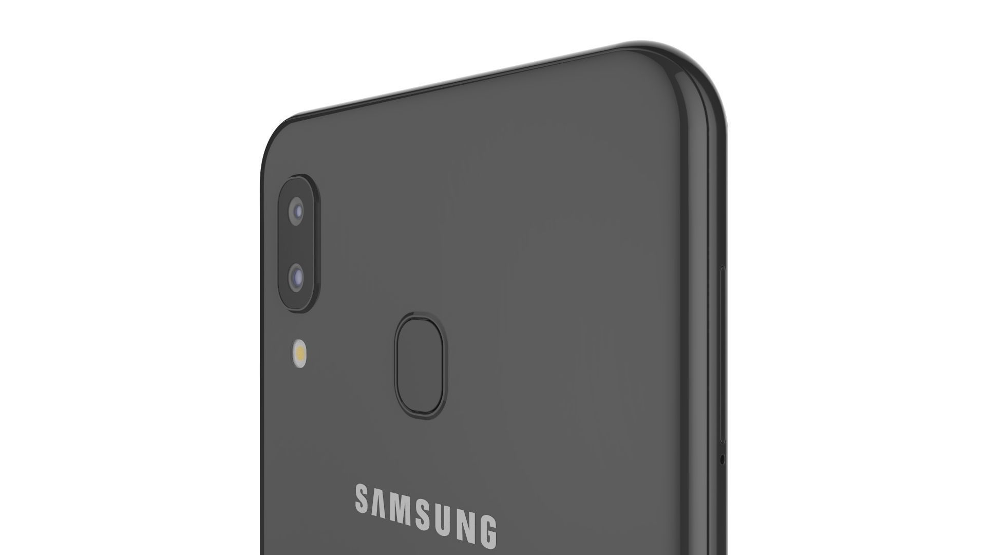 Samsung Galaxy A20 Black 3D model | CGTrader