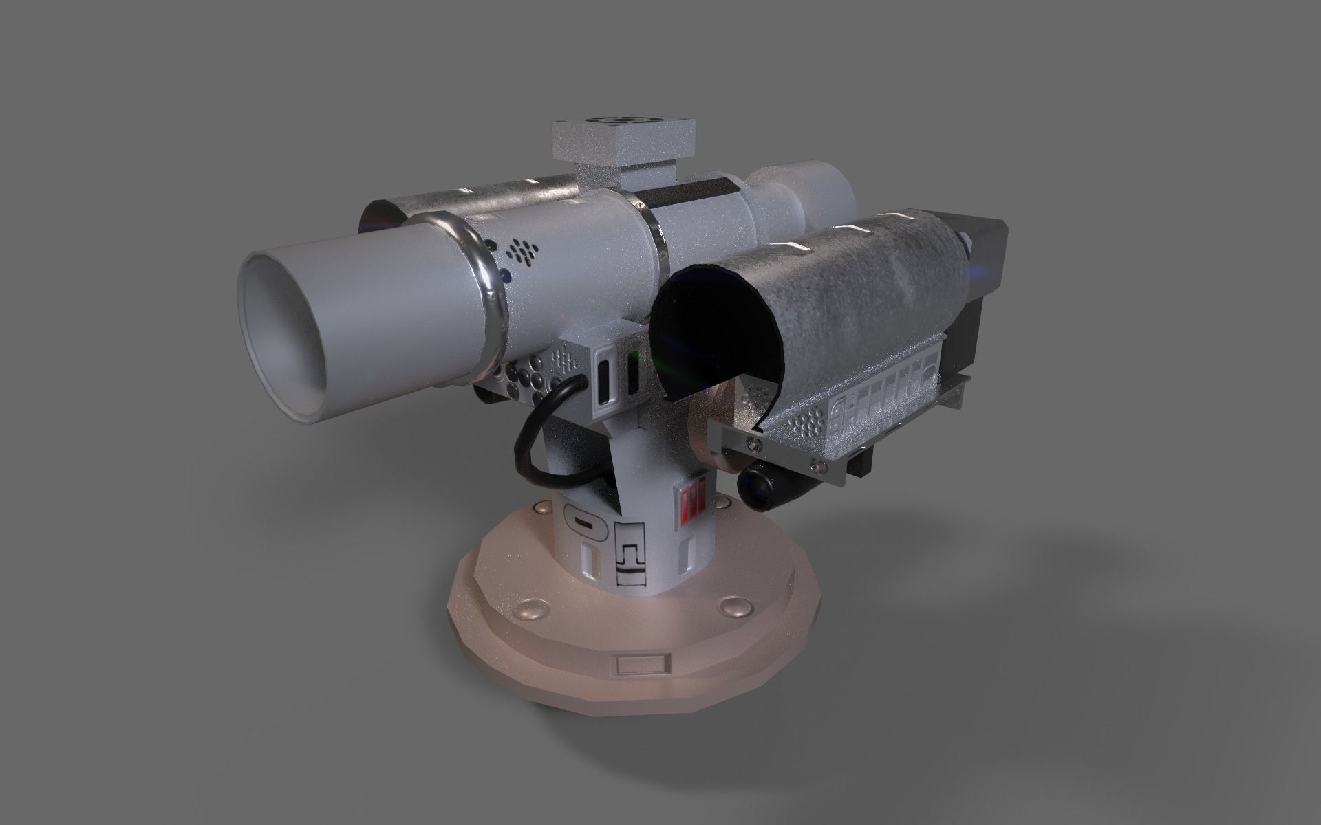 SOUND WEAPON 3D model animated rigged | CGTrader