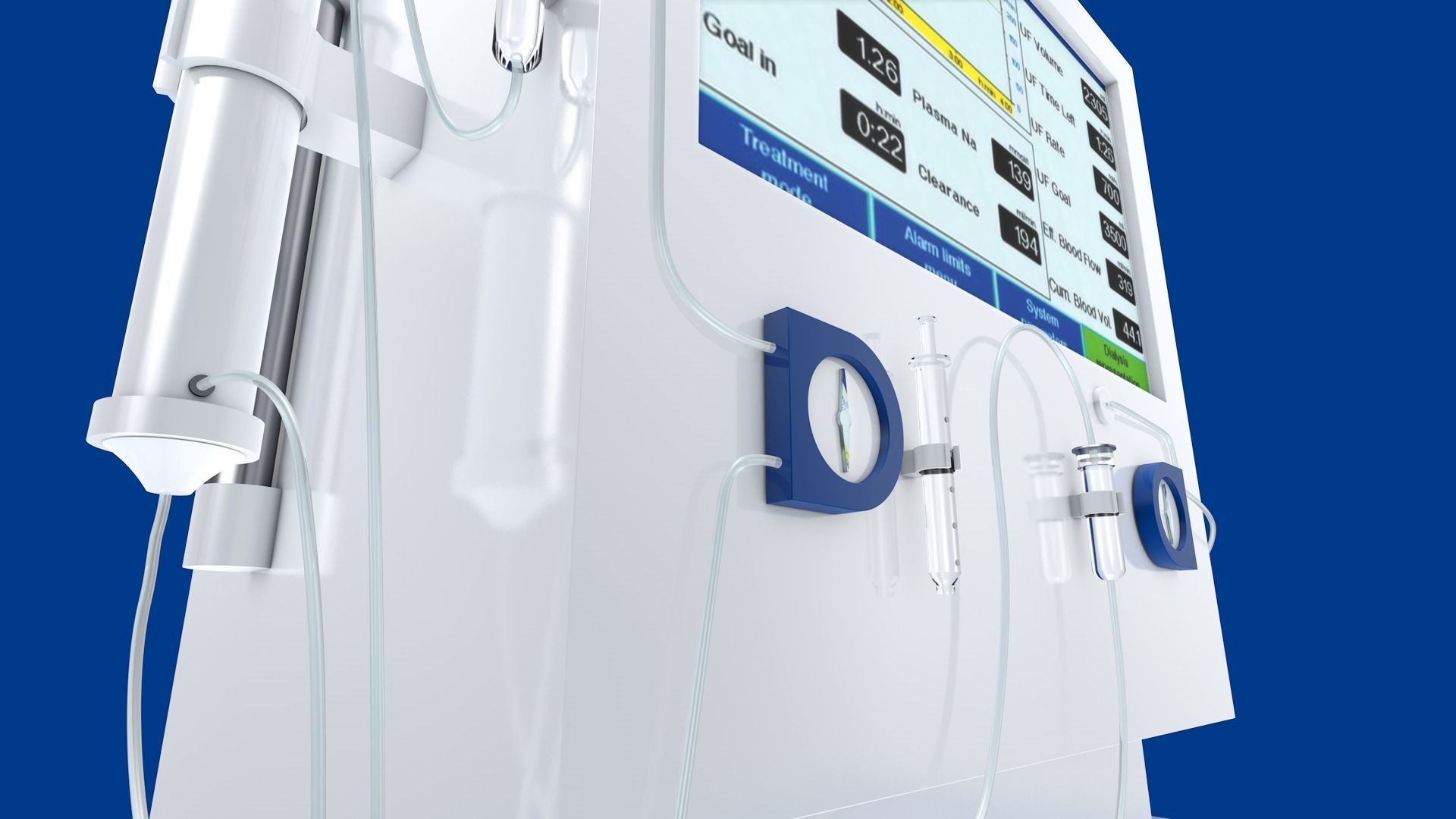 3D model Dialysis machine VR / AR / low-poly | CGTrader