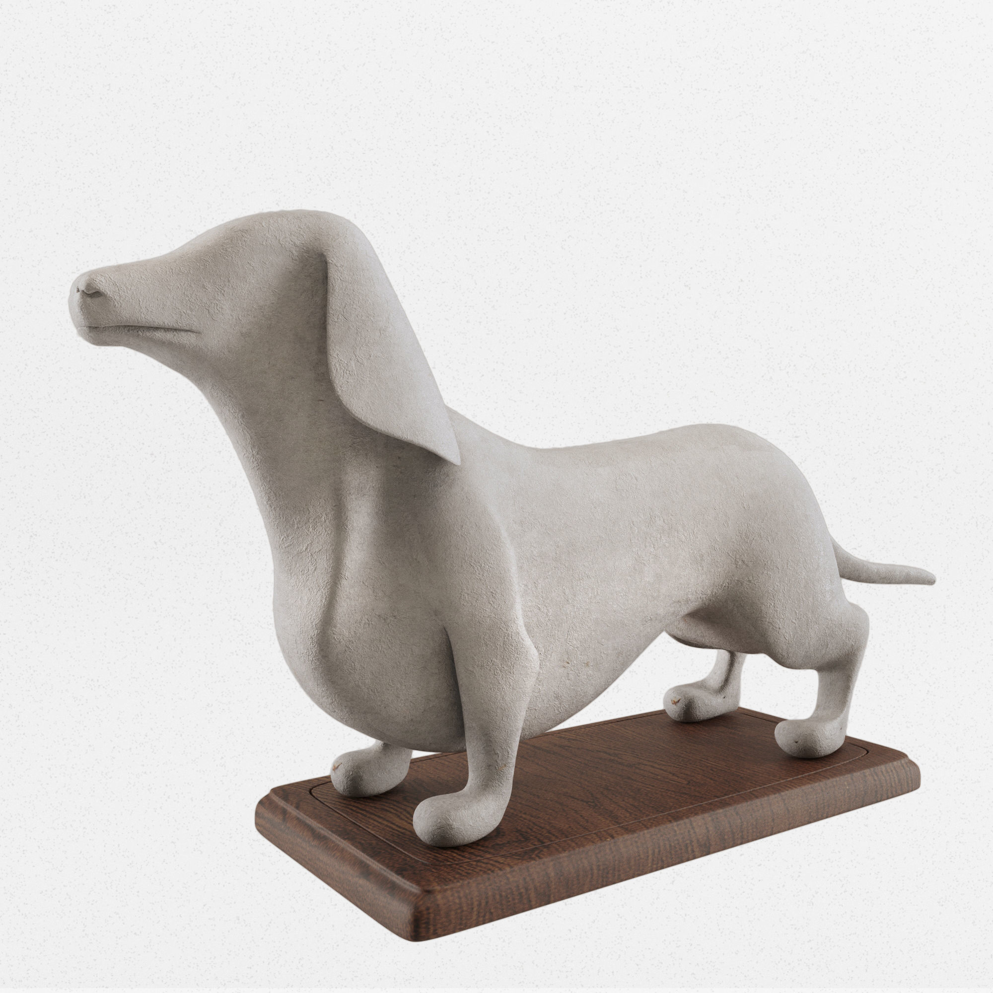 Wiener Dog Decorative Sculpture 3D model | CGTrader