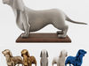 Wiener Dog Decorative Sculpture 3D model | CGTrader