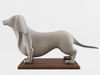 Wiener Dog Decorative Sculpture 3D model | CGTrader