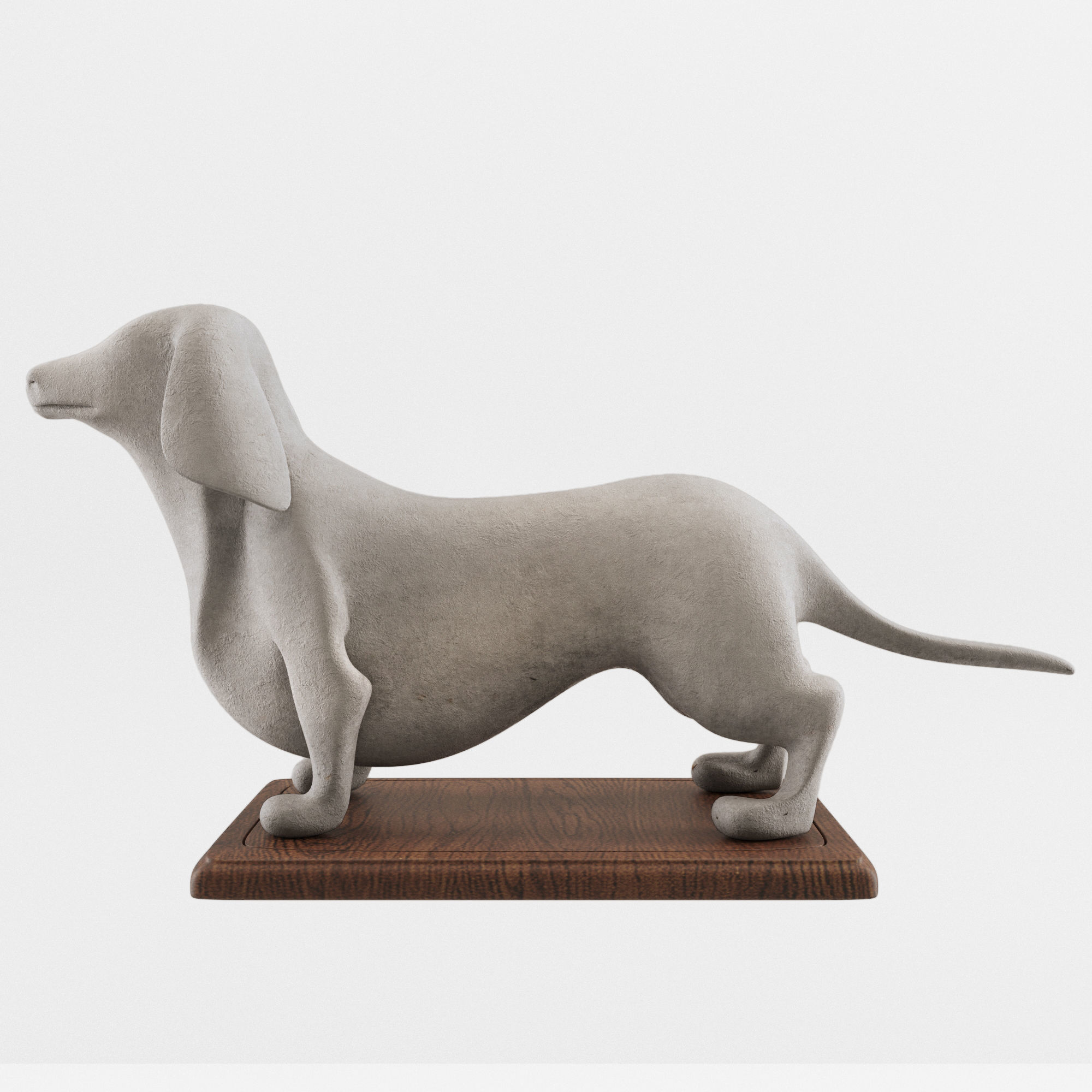 Wiener Dog Decorative Sculpture 3D model | CGTrader