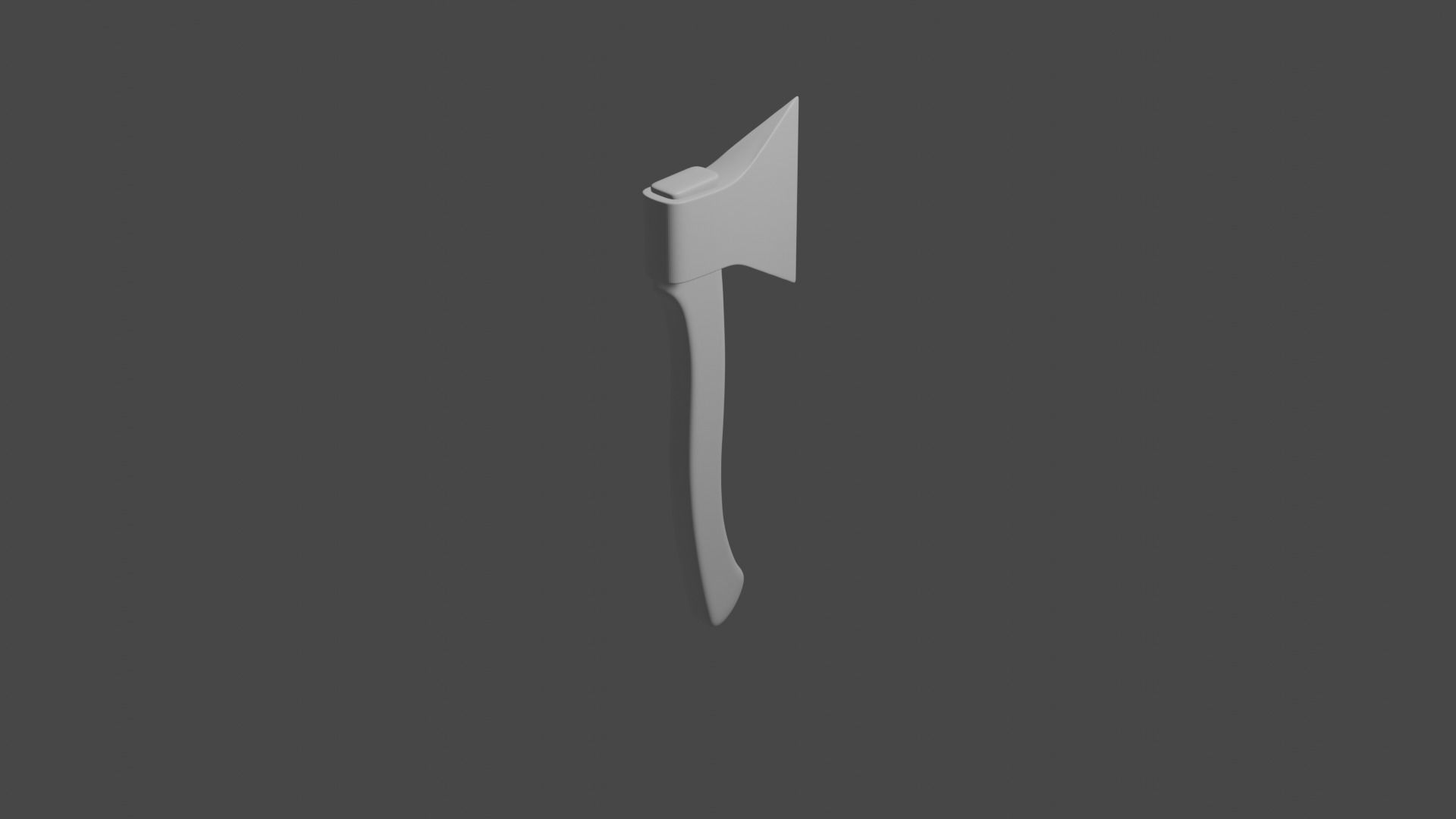 Topor wooden axe with handle 3D model | CGTrader