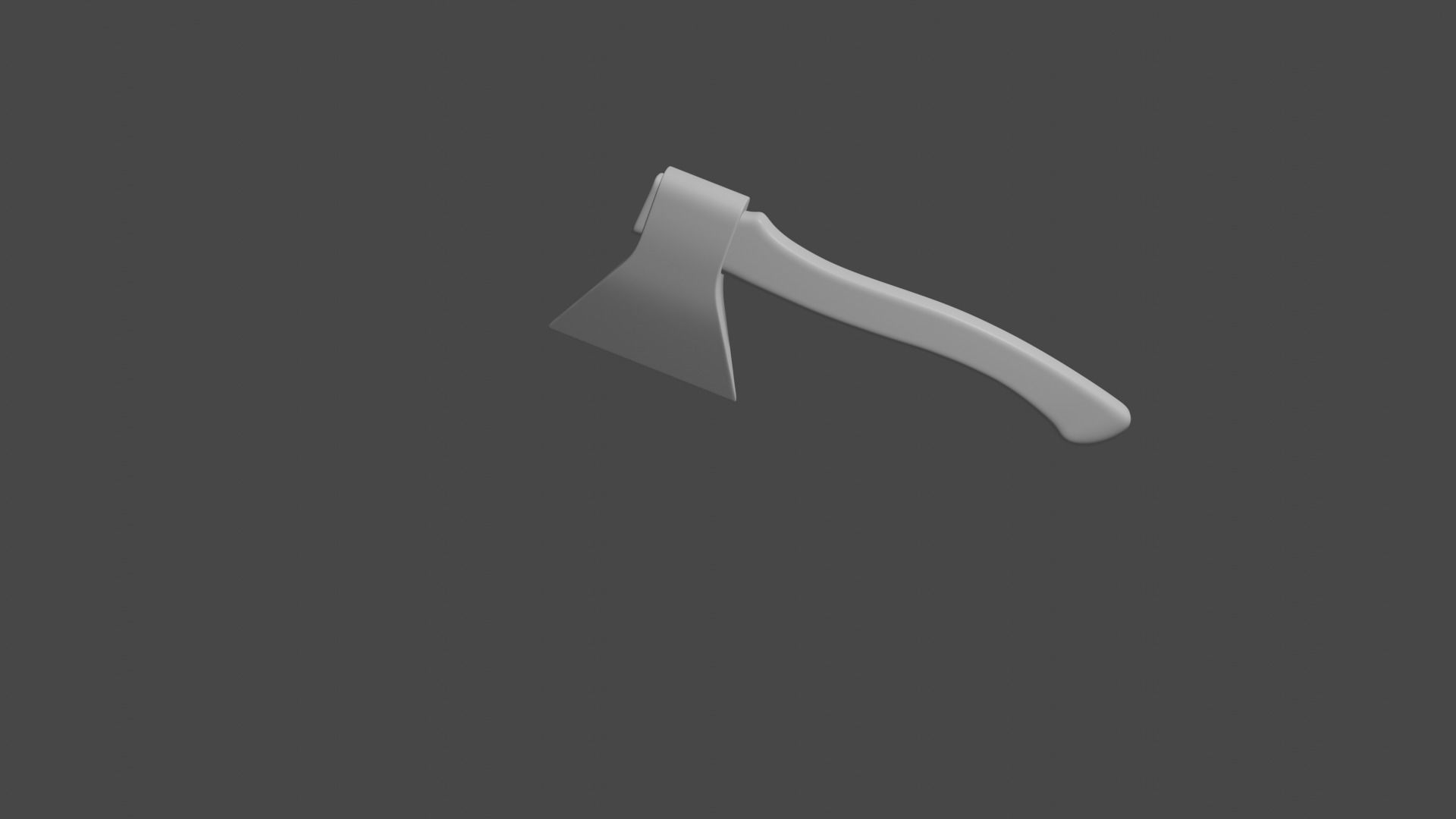 Topor wooden axe with handle 3D model | CGTrader