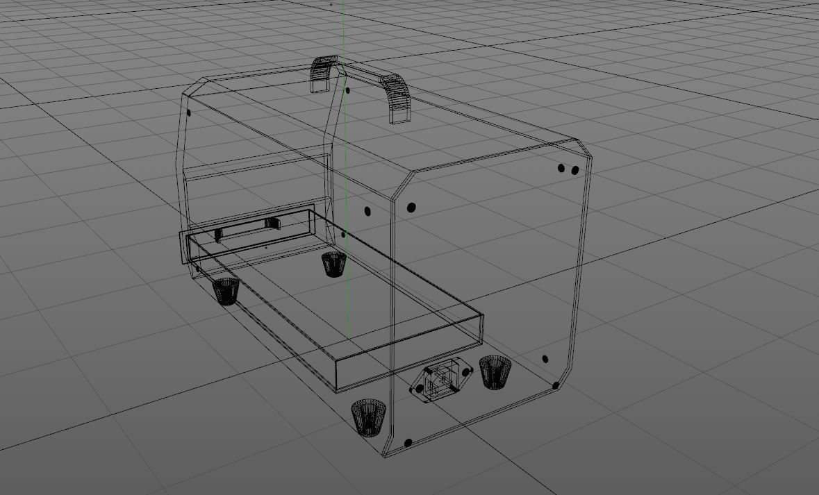 Automatic Photosensitive Flash Stamp Machine free VR / AR / low-poly 3D ...