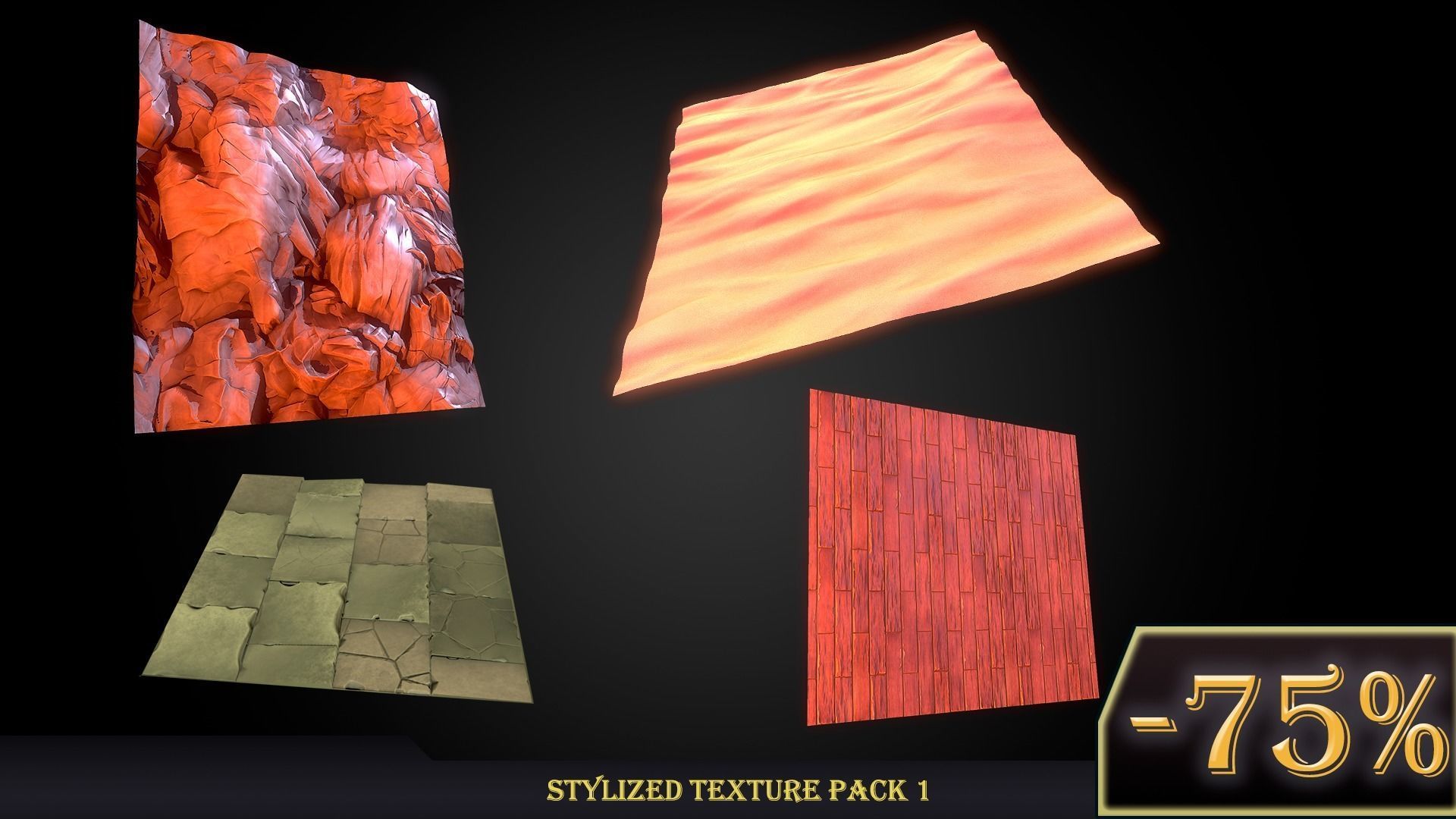 Stylized PBR Textures Mix Texture | CGTrader