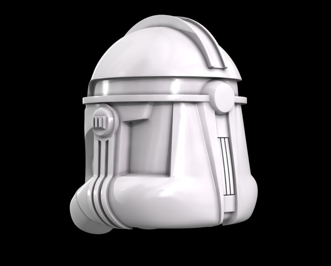 Star Wars Clone Trooper Helmet 3D model 3D printable | CGTrader