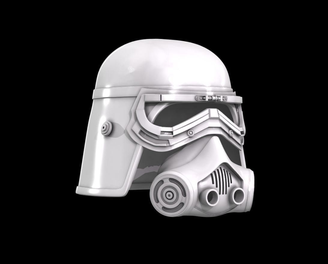 Star Ware Solo Mud Trooper Helmet and mask 3D model 3D printable | CGTrader